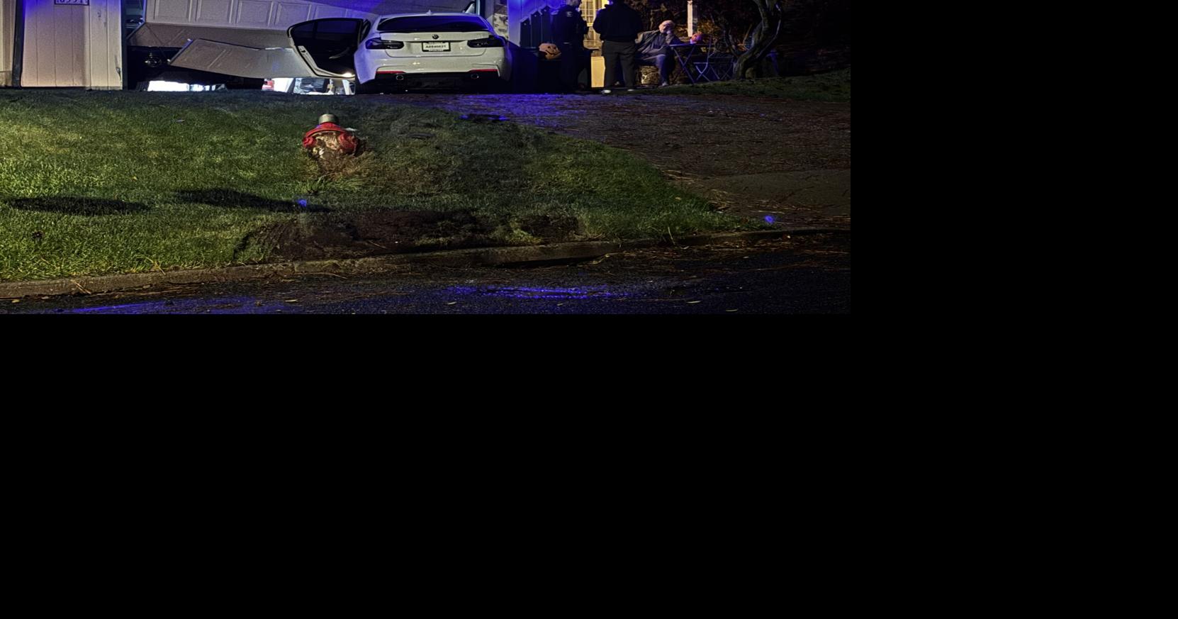 Driver crashes into garage in Spokane's Shiloh Hills neighborhood ...