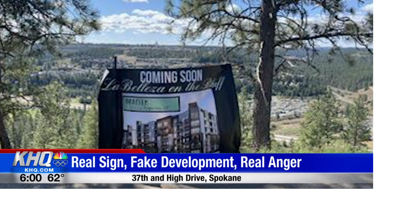 Fake signage advertising new condominiums on High Drive creates upset ...