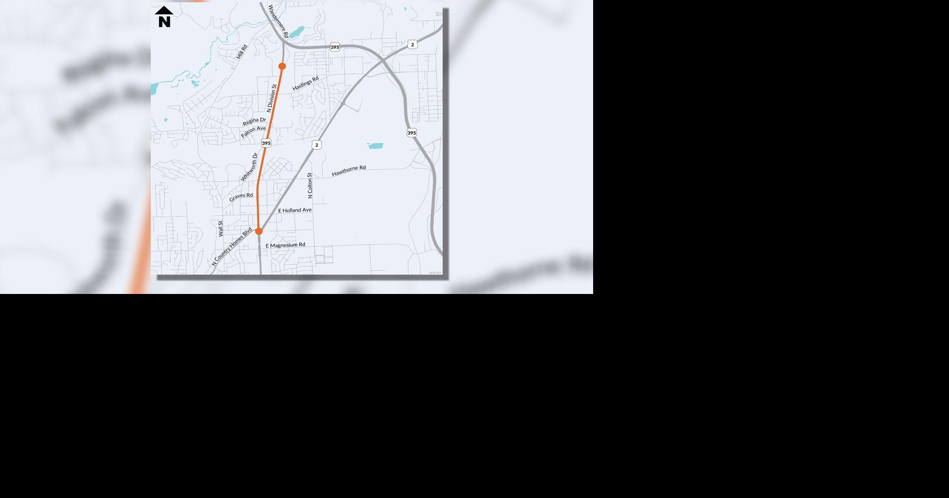 WSDOT to hold community meeting on US 395 paving in north Spokane ...