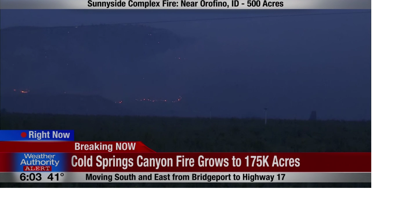 UPDATE: Cold Springs and Pearl Hill Fires burns 337K acres collectively ...