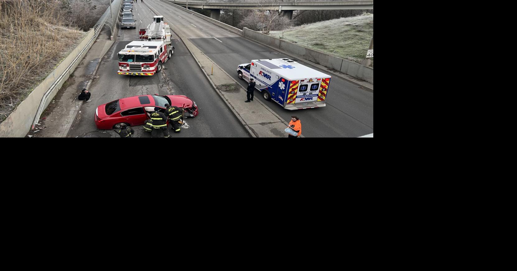 Crash on Maple Street Bridge backs up southbound traffic in Spokane ...