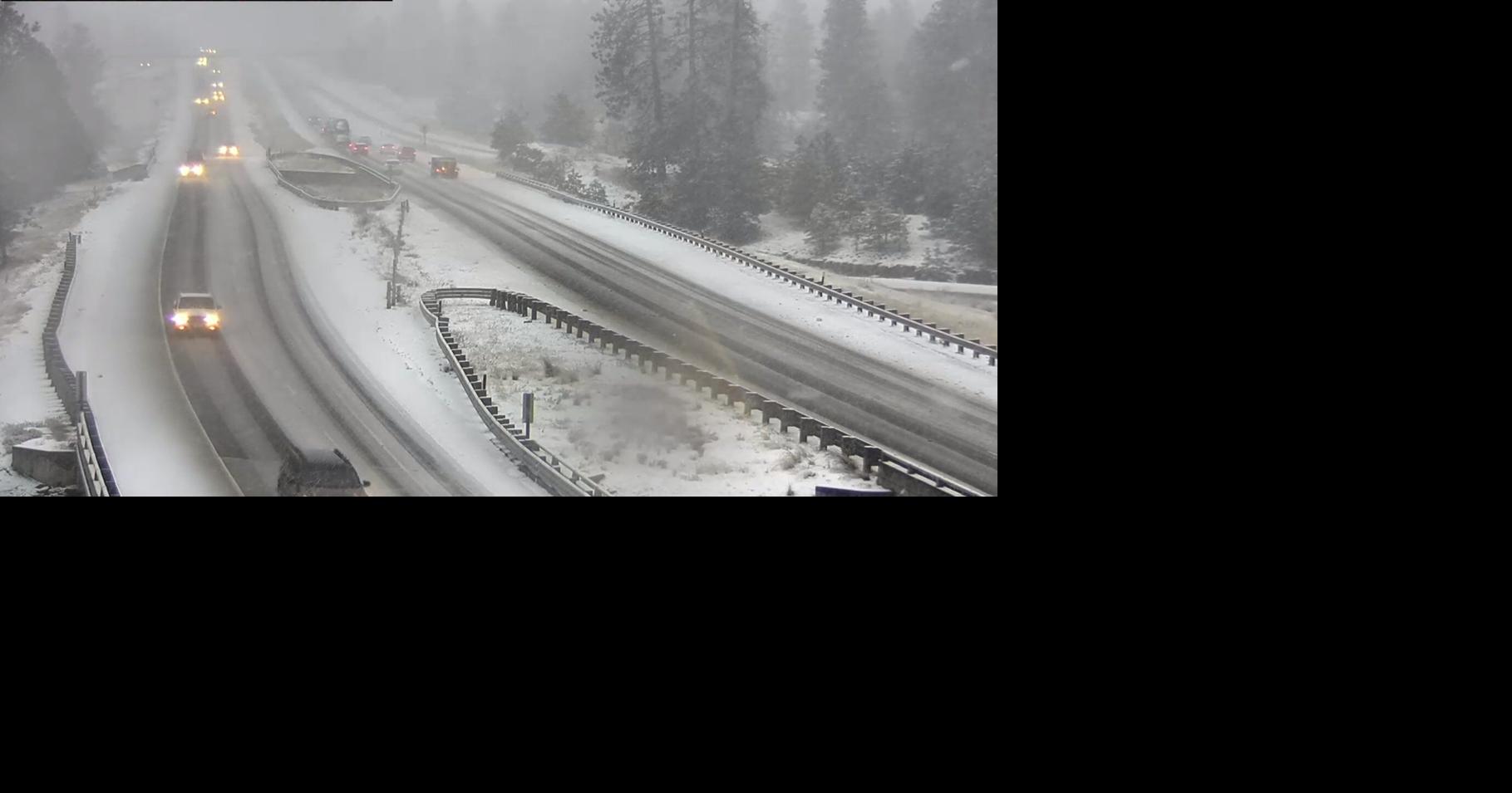 West Plains seeing snow accumulation, downtown Spokane mostly wet ...