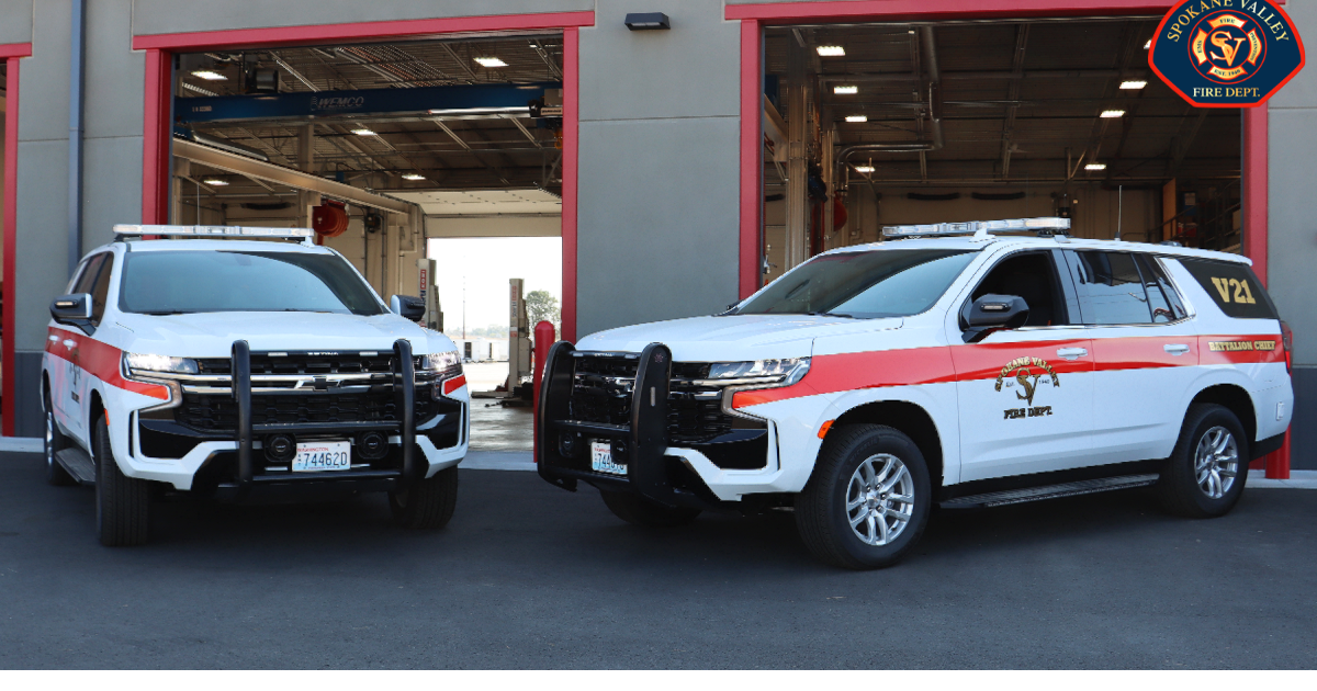 Spokane Valley Fire Department reveal new battalion chief vehicles ...