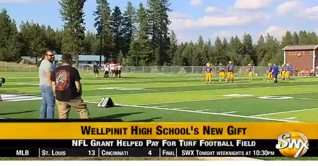Wellpinit School District receives new turf field with NFL grant | High ...