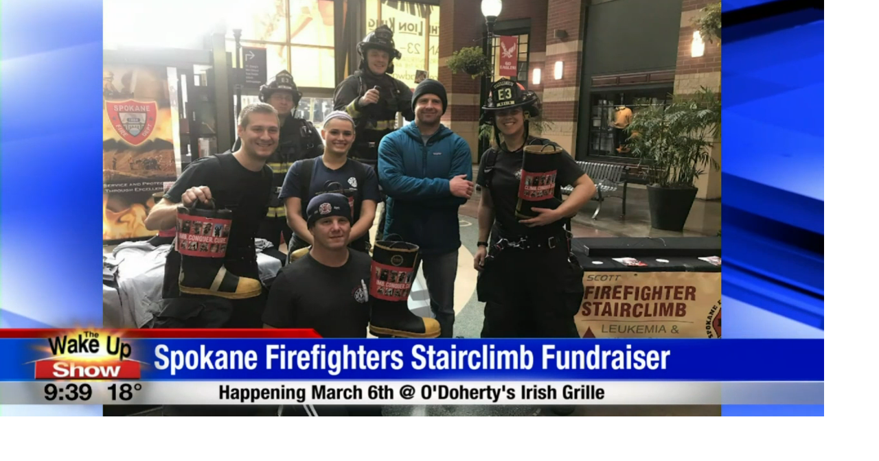WATCH: Spokane Firefighters Stairclimb Fundraiser | Spokane News | khq.com