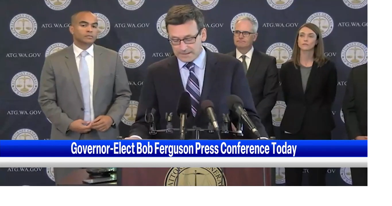 Governor-Elect Bob Ferguson addresses how Washington State will respond ...
