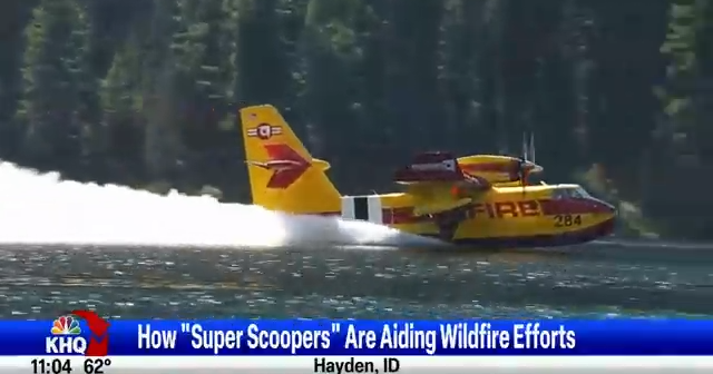 How ‘Super Scoopers’ are helping fight wildfires | Spokane News | khq.com