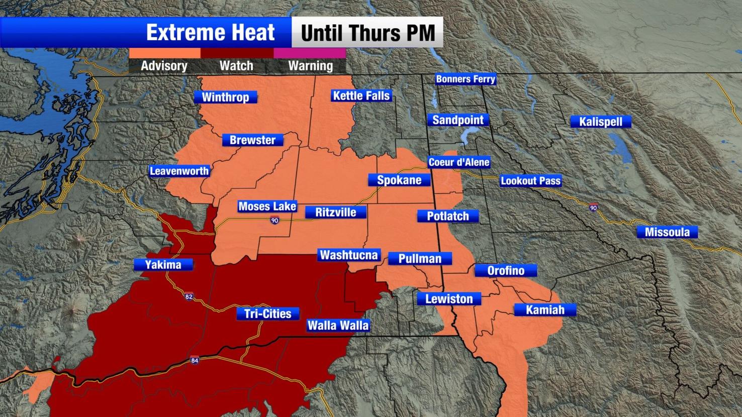 Extreme heat advisories and watches in place as we start September with ...