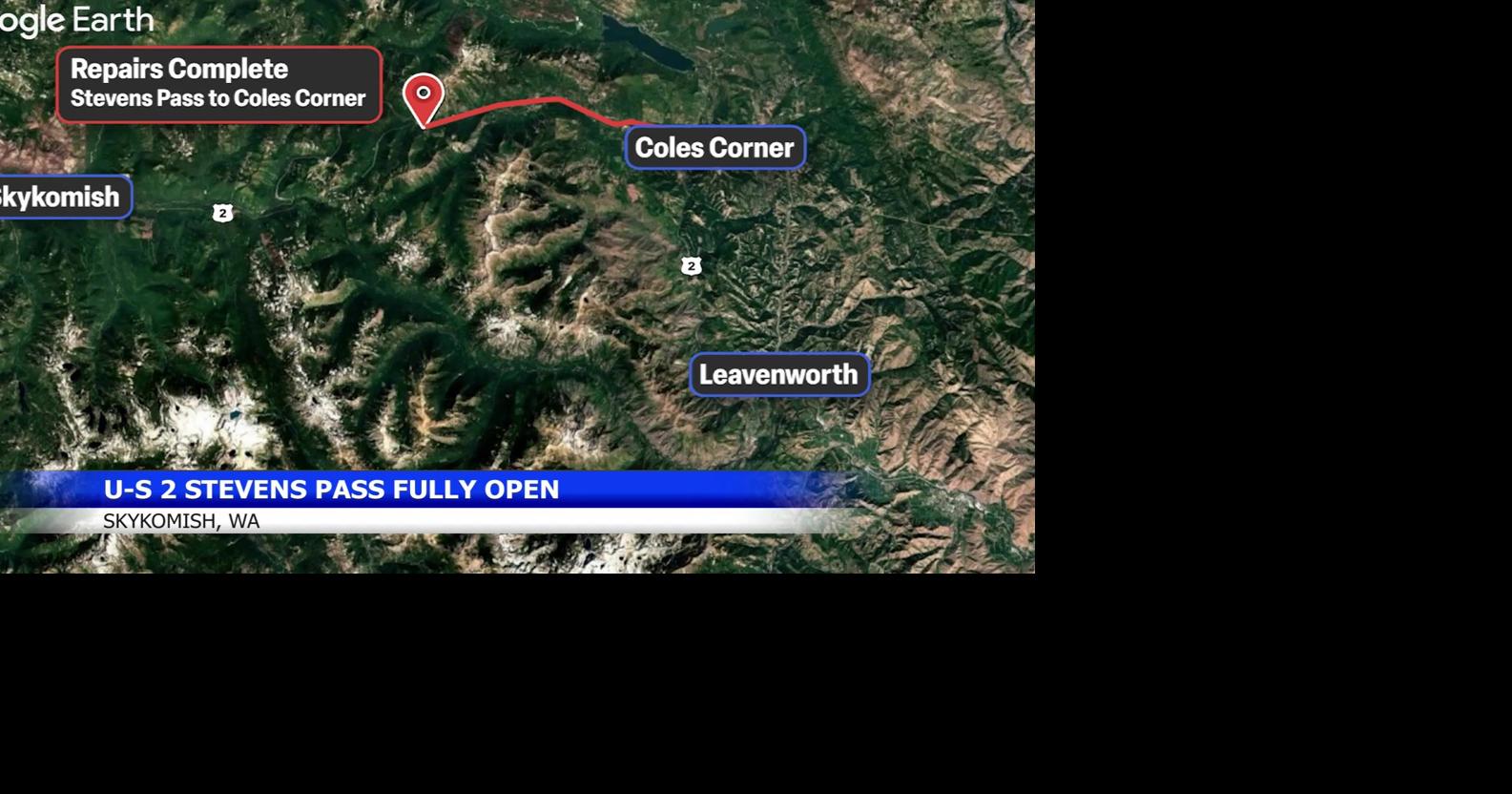 Emergency repairs on US 2 Stevens Pass completed in Washington ...