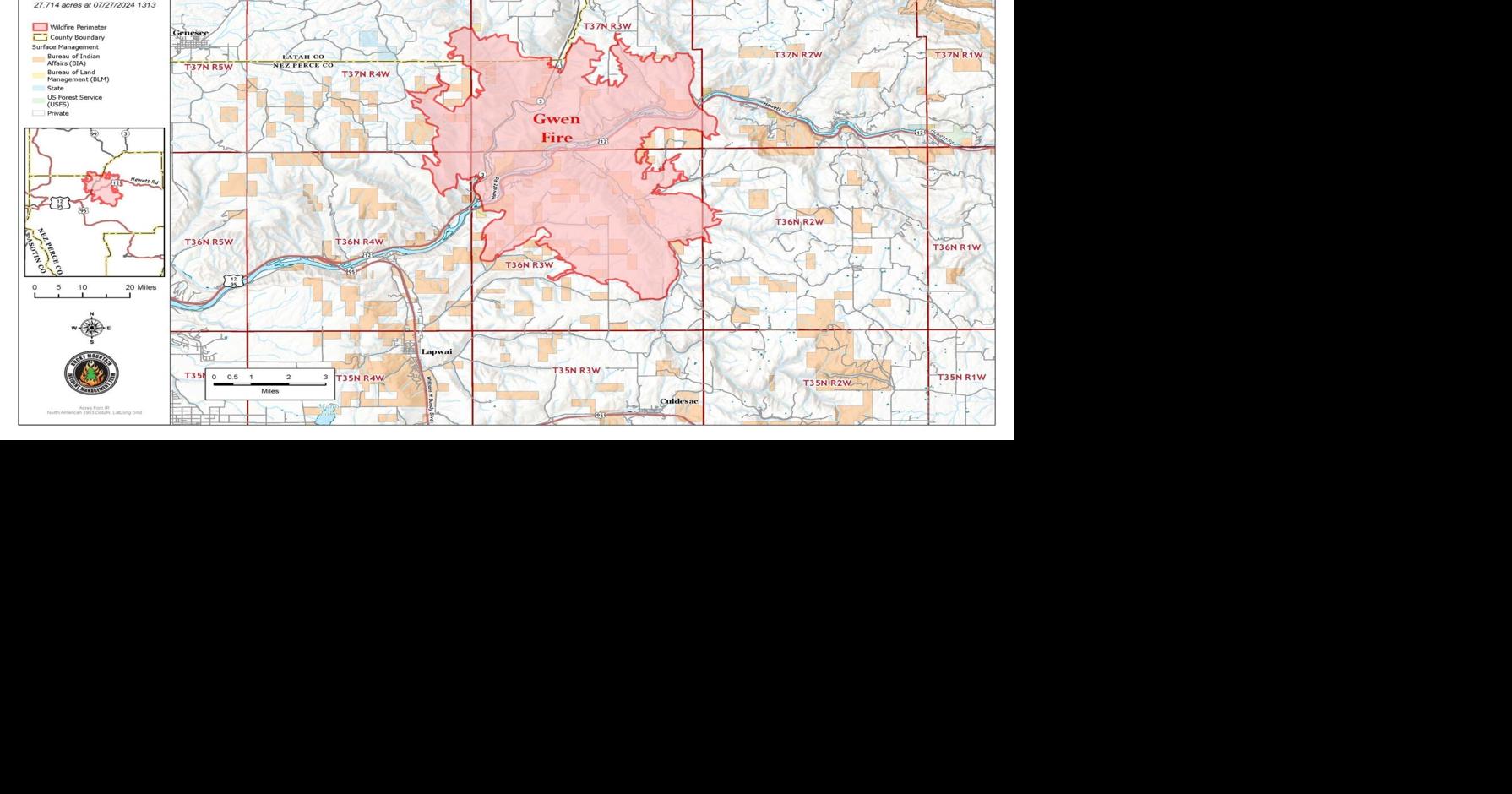Highway 3 reopen, Level 3 Evacuations remain in place for Gwen Fire ...