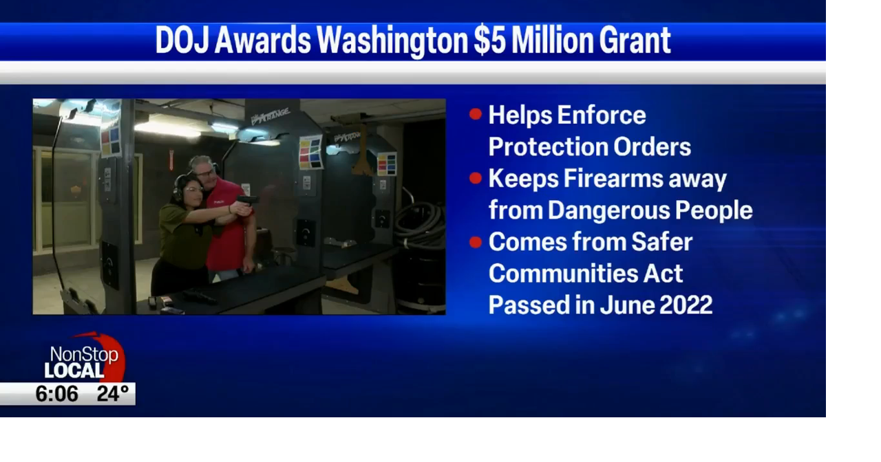 DOJ awards Washington State $5 million grant to fight gun violence ...