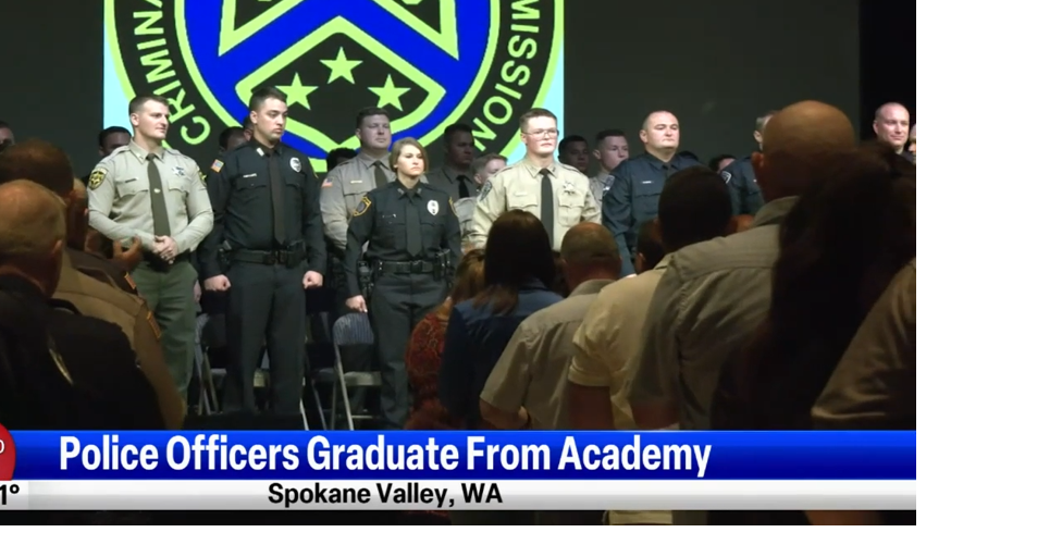 Police officers graduate from academy in Spokane | Spokane News | khq.com