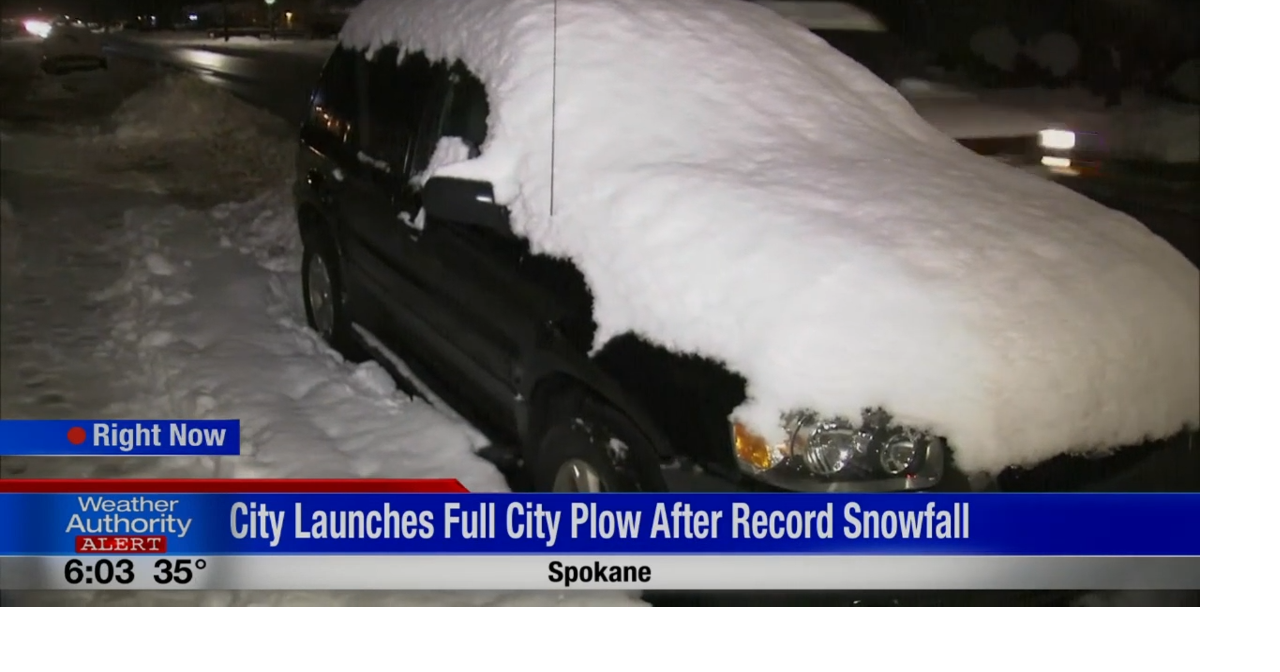 City launches full city plow following record snowfall | Spokane News ...