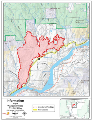 Hope Fire and Blackhawk Fire in Stevens County: Local teams take over ...
