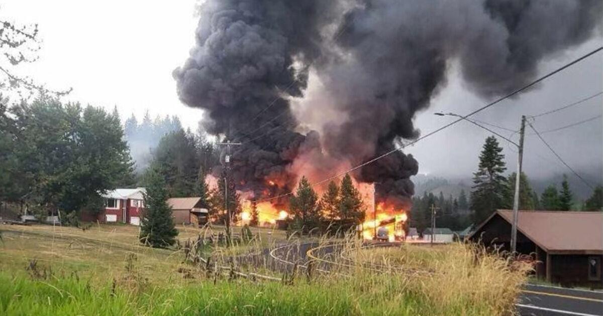 Explosion at Cardiff gas station injures two, fire still burning as ...