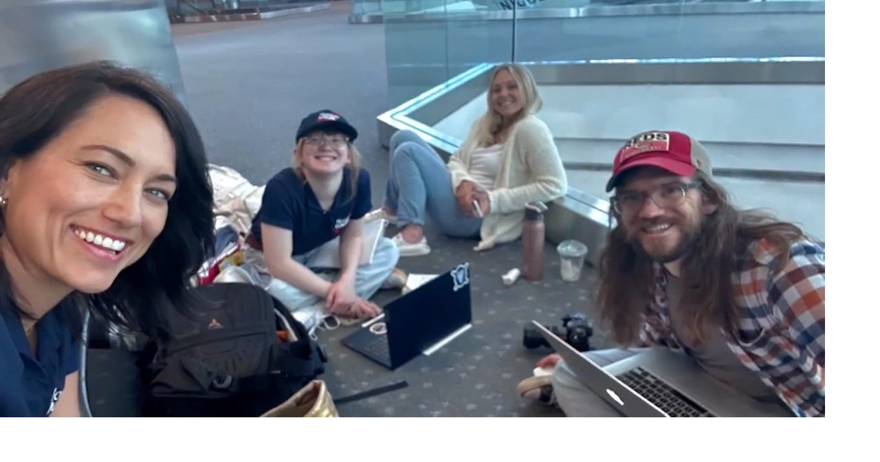 Chloe and Kalae make it to Texas for the Junior Journalist Experience ...