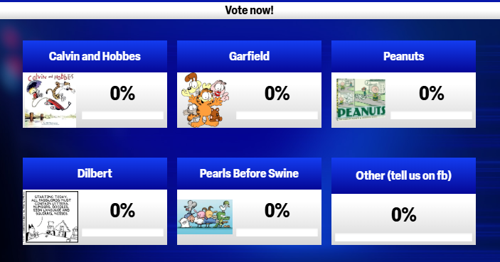 Poll: Best Comic Strip | | khq.com