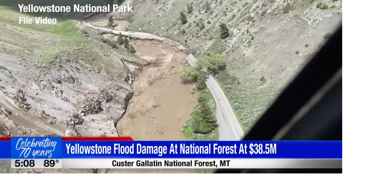Officials: $38.5M in flood damage at Yellowstone National Park ...