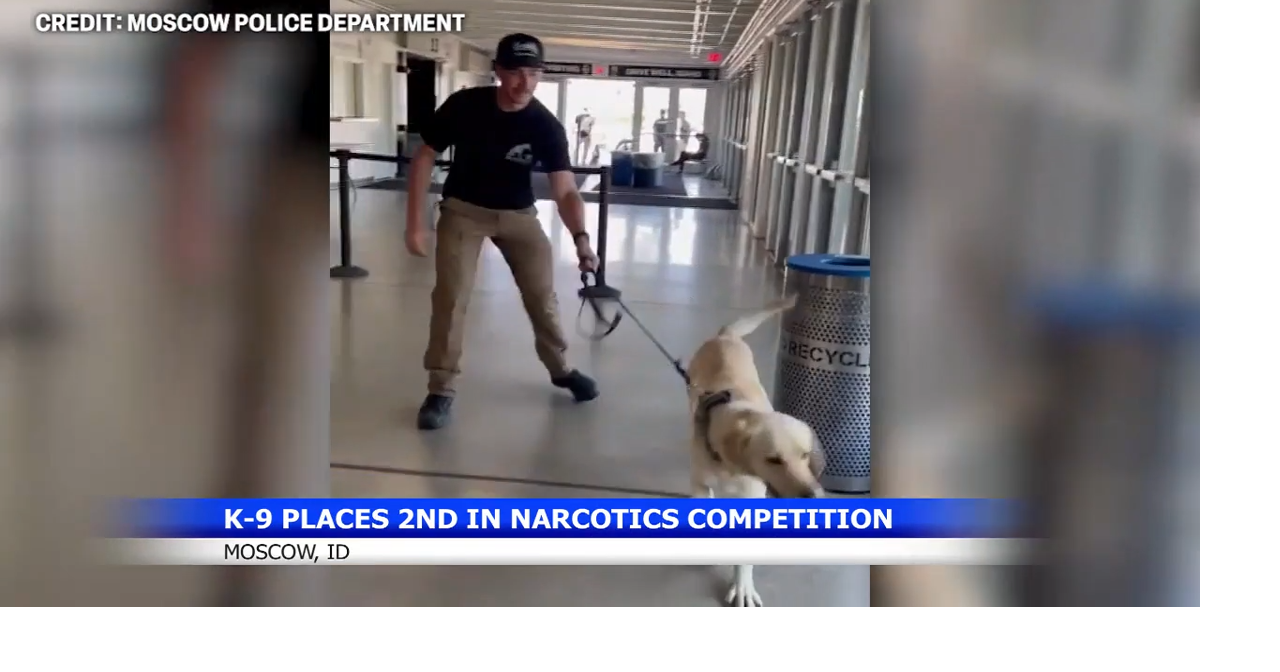Moscow K-9 takes home 2nd place in narcotics competition | Spokane News ...