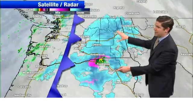 Snow arrives in eastern Washington, areas north of Spokane could see 4 ...