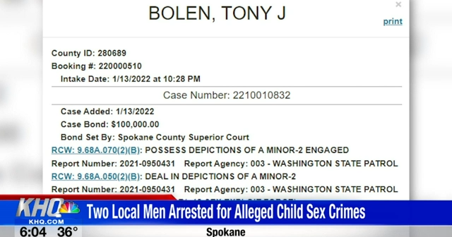 Two Spokane-area residents arrested for alleged sexual exploitation of ...