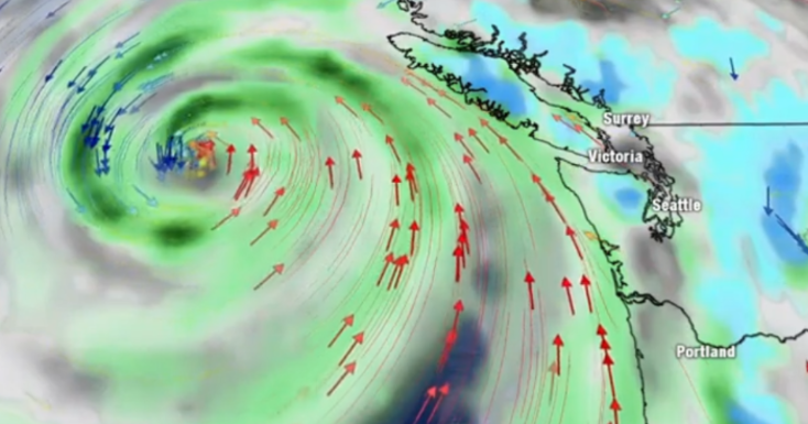 'Bomb cyclone' hits Washington and other west coast states | Spokane ...