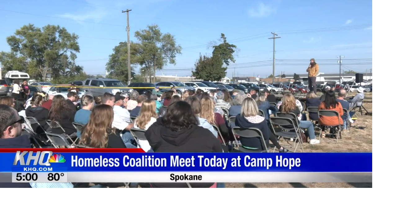 Spokane Homeless Coalition's October meeting held at Camp Hope ...