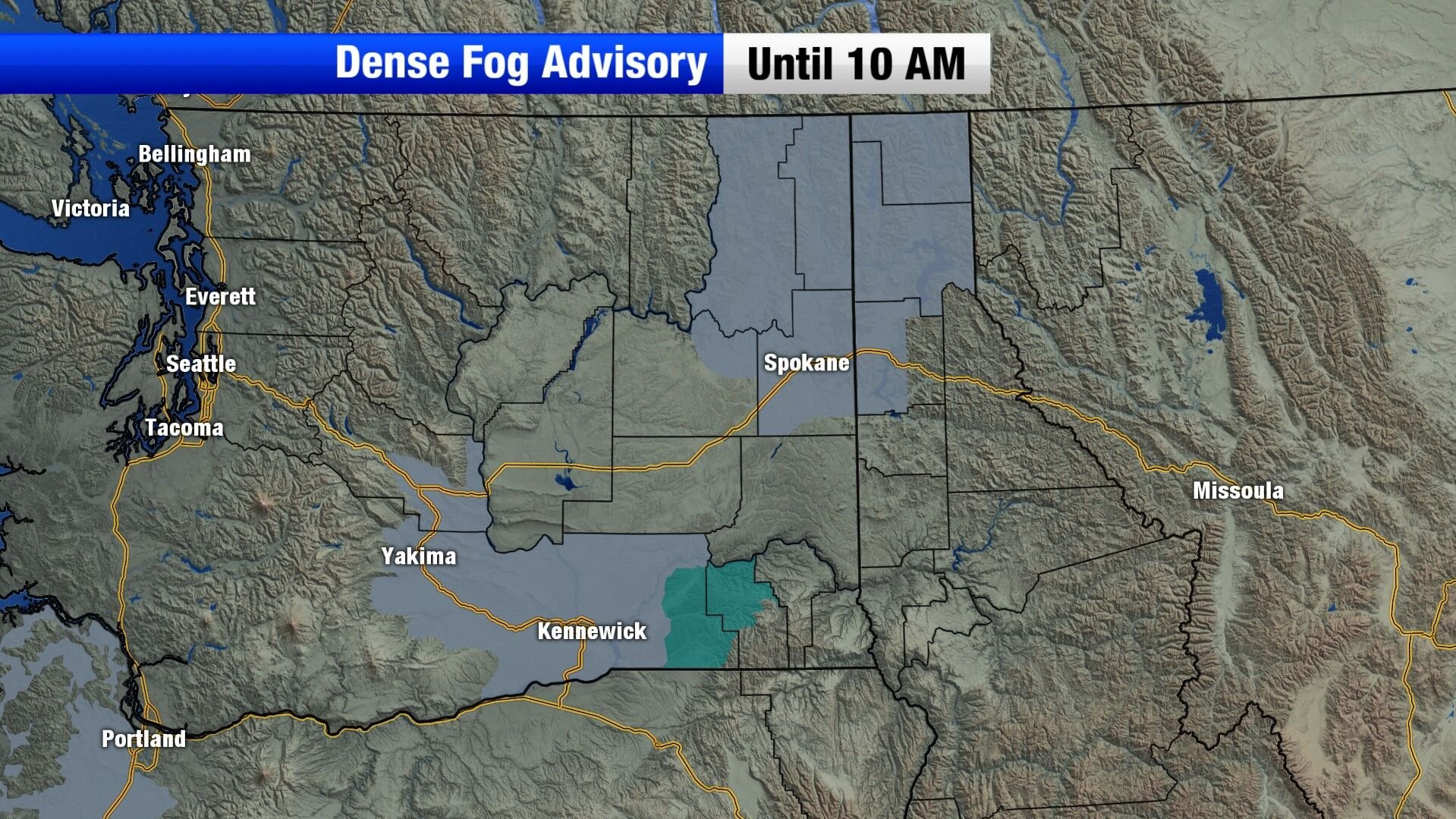 Dense fog impacting the morning commute with stagnant conditions today ...