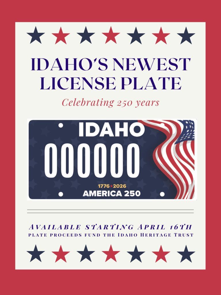 Idaho releases America 250 license plate | Spokane News | khq.com