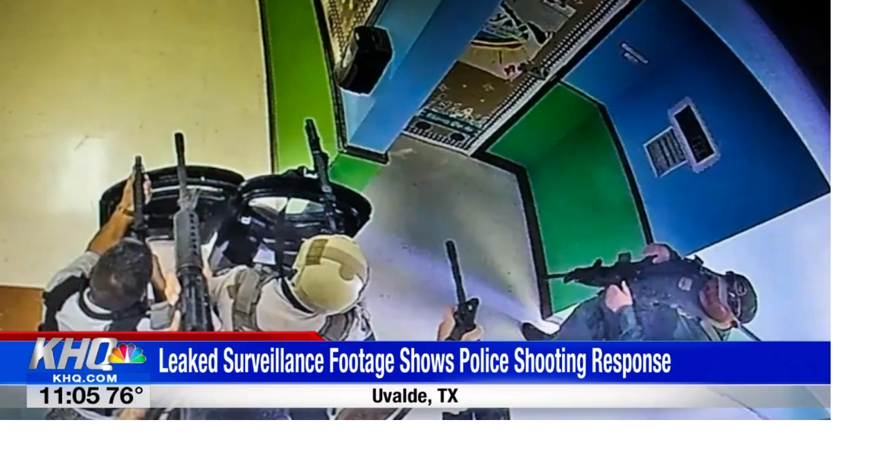 Robb Elementary shooting surveillance footage leaked | Spokane News ...