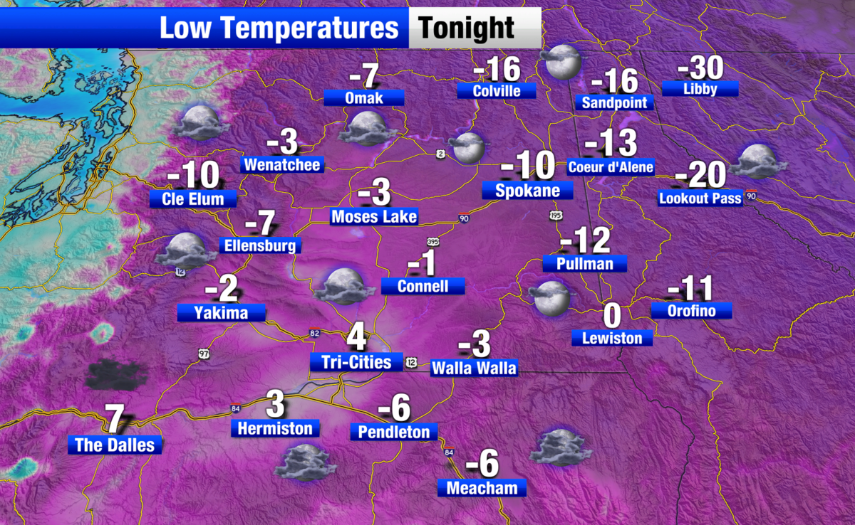 Dangerously cold temperatures through the weekend | Weather | khq.com