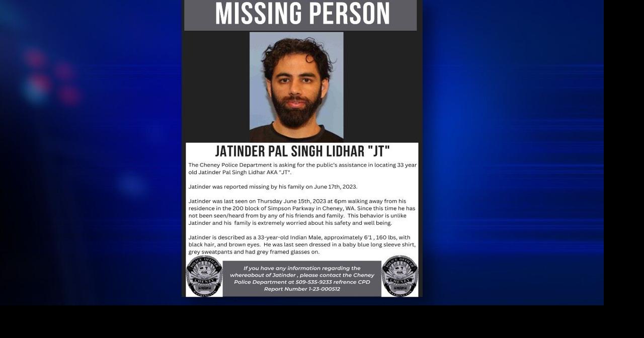 Cheney police searching for missing man | Spokane News | khq.com
