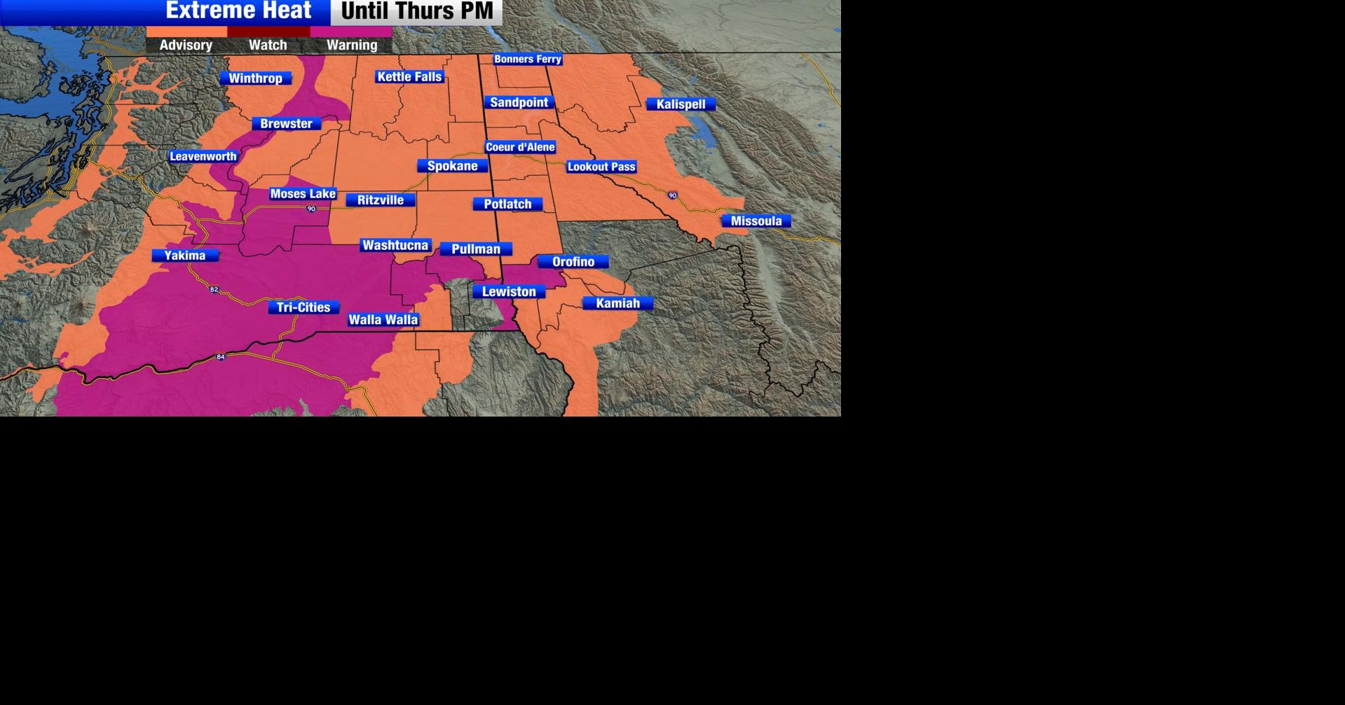 Extreme heat advisories and warnings expanded as the region braces for ...