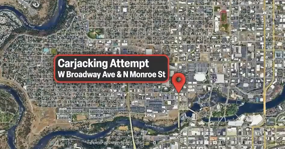 Spokane man arrested after attempted carjacking near county court ...