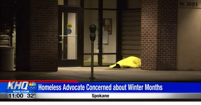 Dropping temperatures put homeless population at risk | Spokane News ...