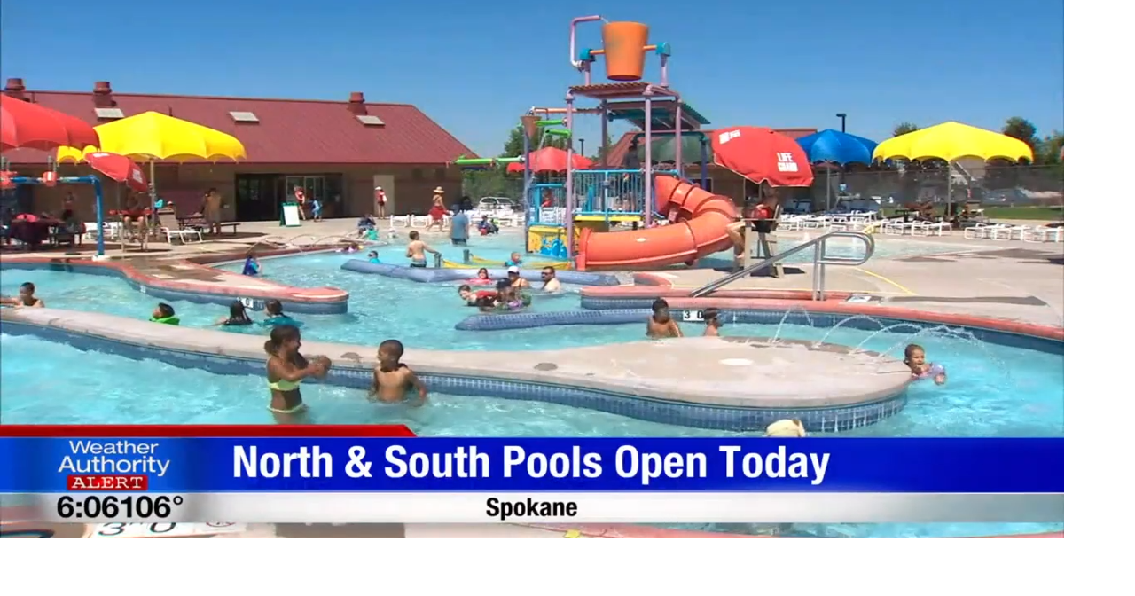 WATCH: North and south pools opened Monday | Spokane News | khq.com
