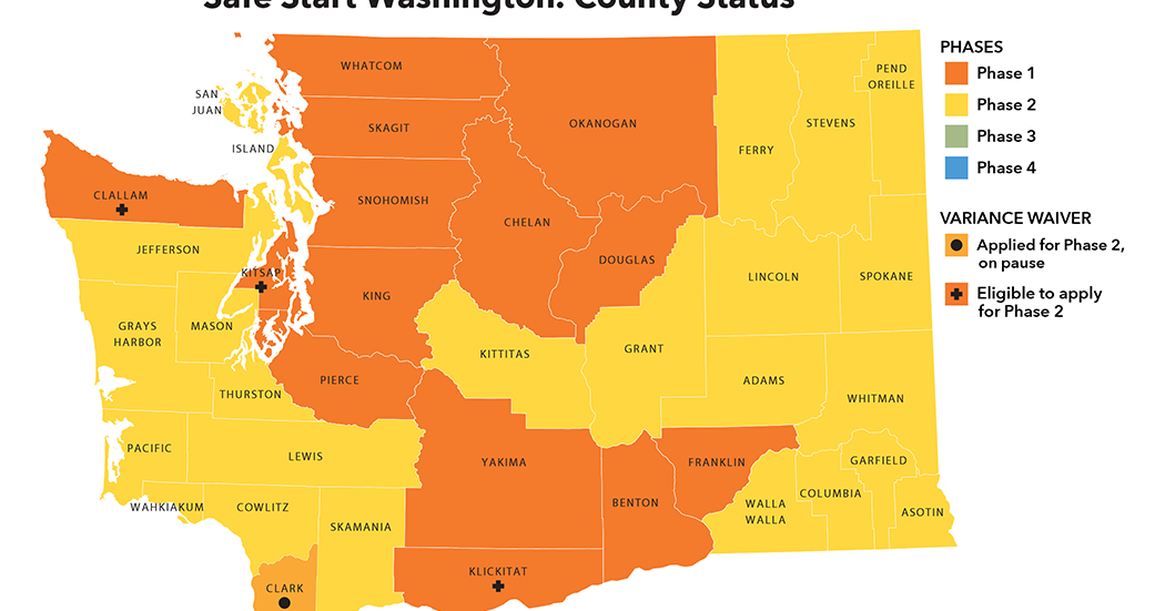 Kittitas, Walla Walla counties approved for phase 2 in Washington ...