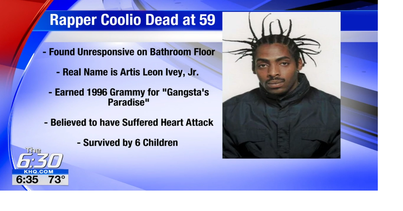 ‘Gangsta’s Paradise’ rapper Coolio dies at age 59 | Spokane News | khq.com