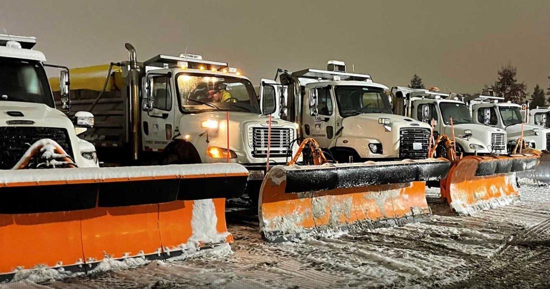 City of Spokane snowplow crews finish city plow, now focusing on ...