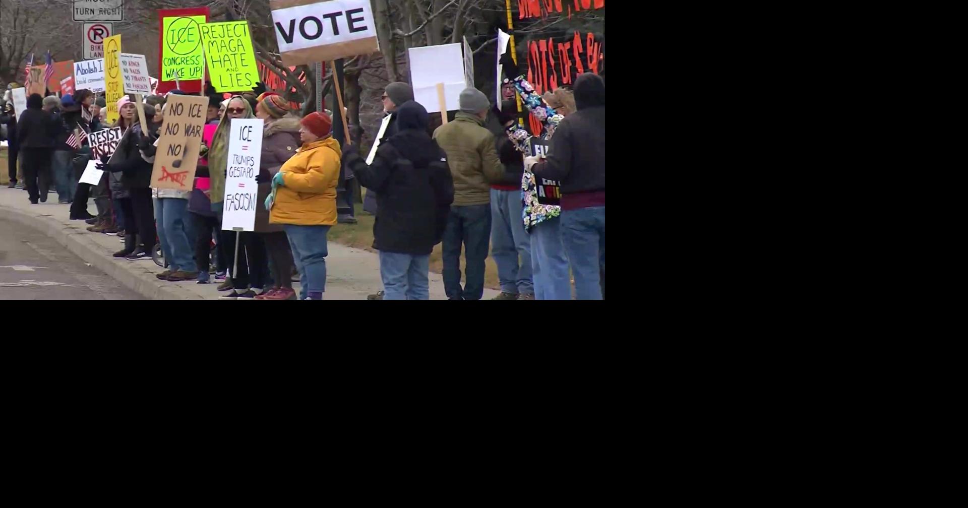 Women's Walk Out March draws over 200 to Rep. Baumgartner's office ...