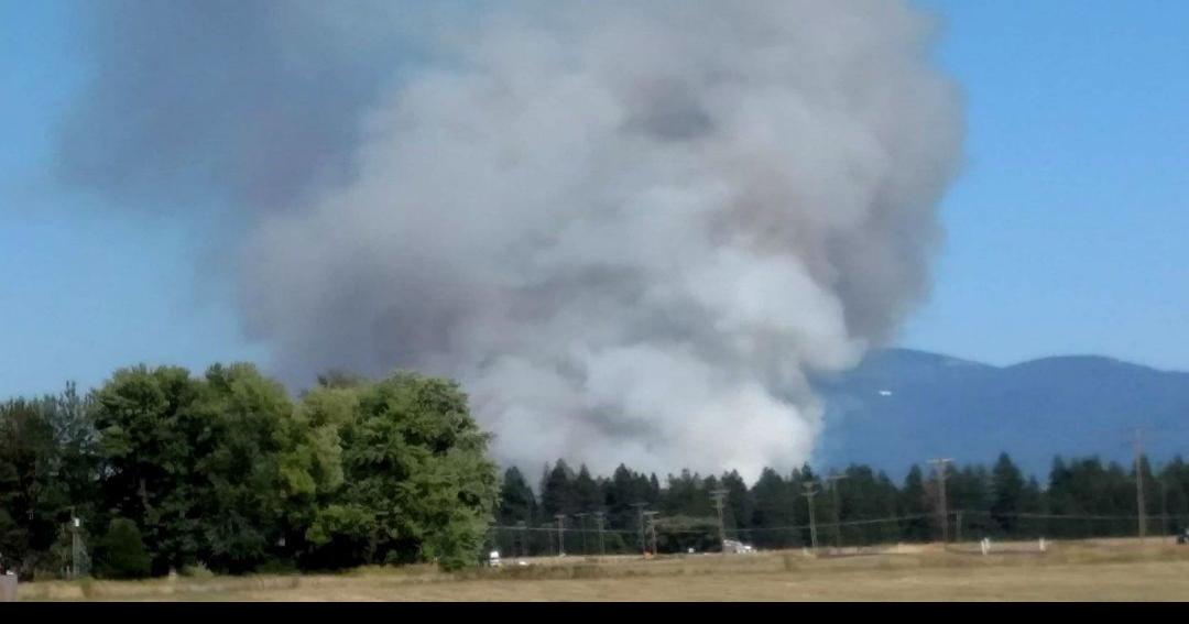 Laurel fire north of Chattaroy triggers evacuations; contained at about ...