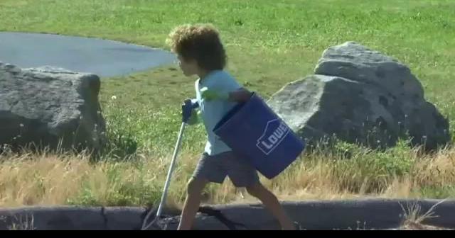 5-Year-Old Conn. boy starts his own clean up crew to save marine life ...