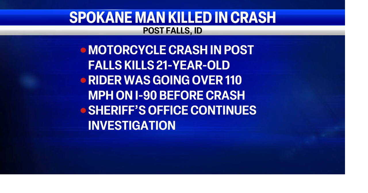 Spokane man killed in high-speed motorcycle crash near Post Falls ...