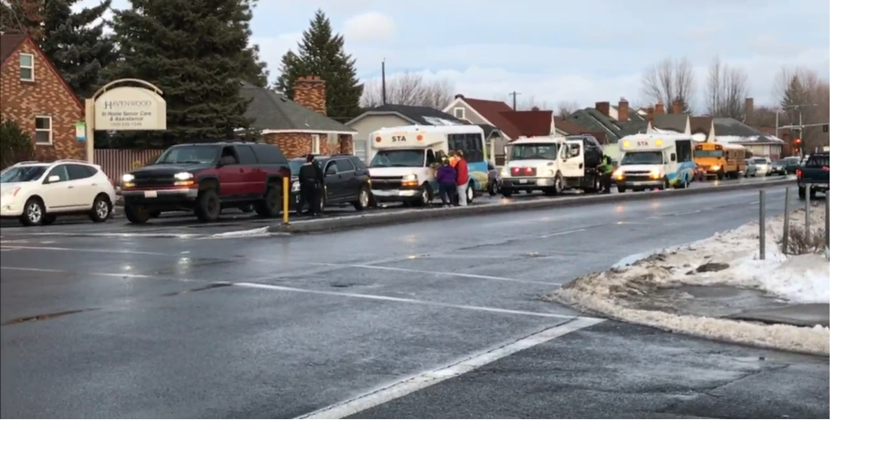 STA van collision in North Spokane | Spokane Traffic | khq.com