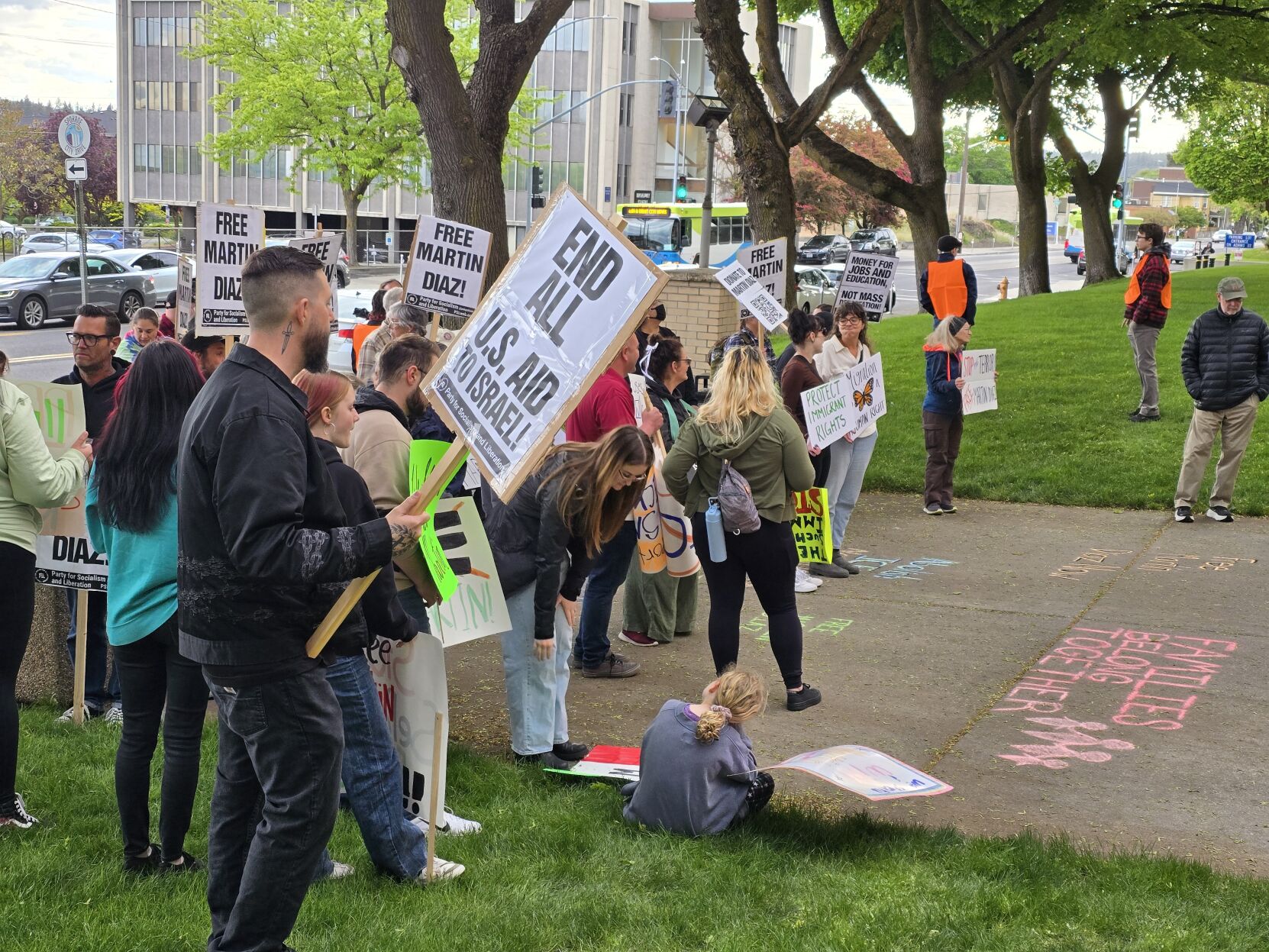 Spokane May Day protesters rally against Trump’s immigration policies ...