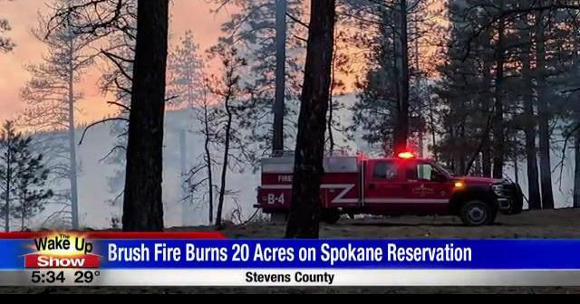 Stevens County Fire District responds to 20 acre brush fire | News ...
