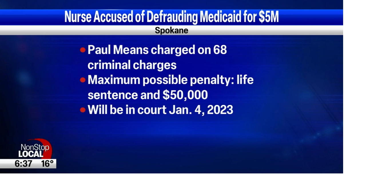Nurse from Spokane faces 68 criminal charges | Spokane News | khq.com