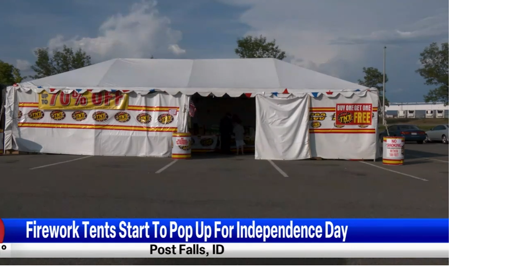 Firework enthusiasts flock to pop-up tents for Independence day ...