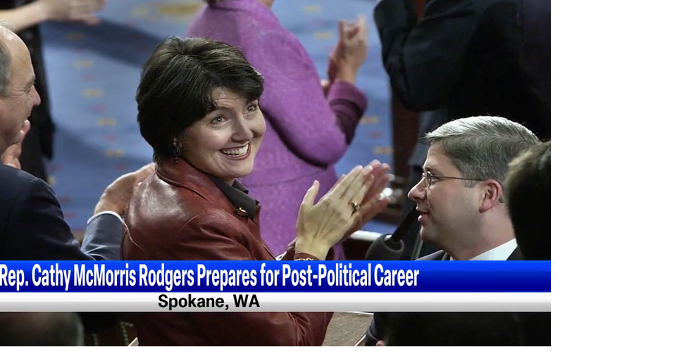 Congresswoman Cathy McMorris Rodgers is leaving her seat. She's looking ...