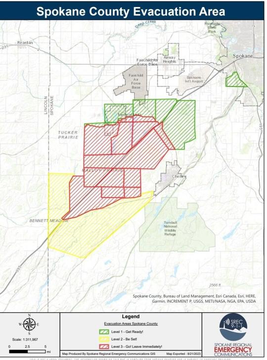Gray Fire in Medical Lake 93% contained, final overnight shift on ...